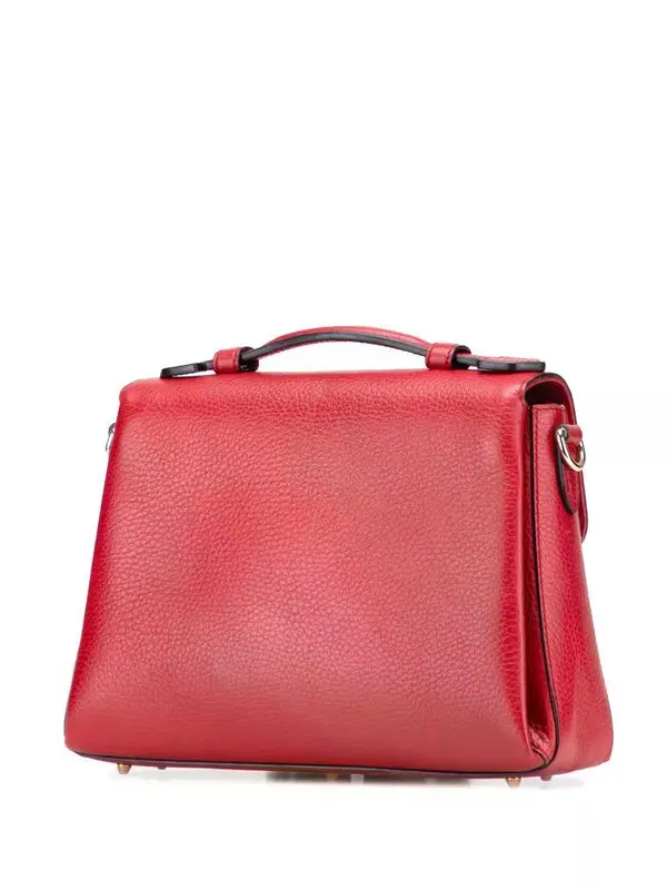 Gucci Interlocking G Satchel - Red