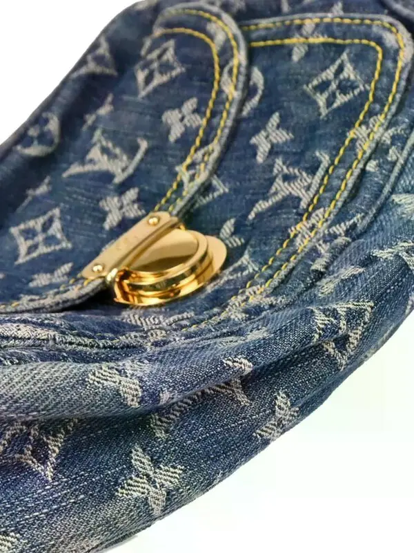 LOUIS VUITTON 2007 Monogram Denim Bag - Blue