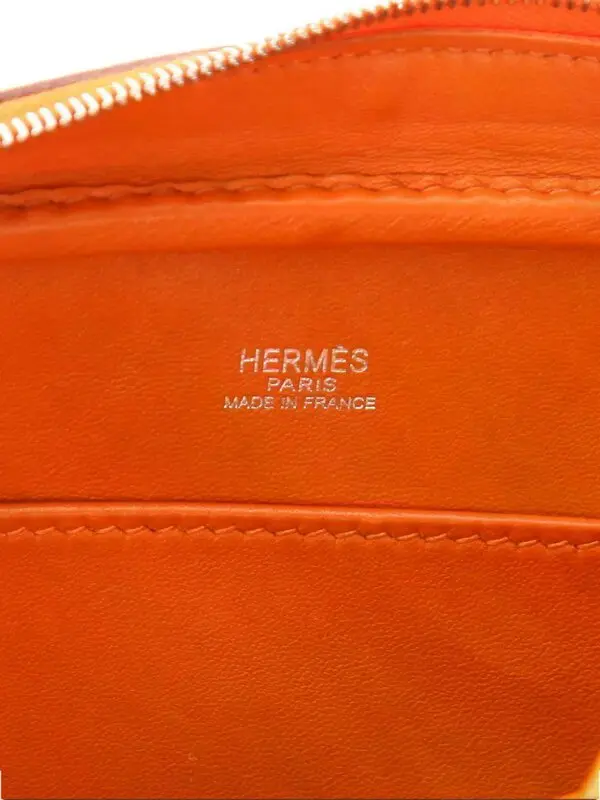 Hermès 2009 Mini Plume Handbag - Orange