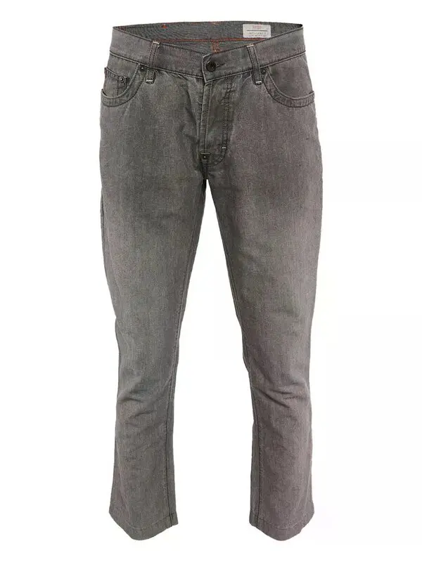 BOSS Leather Patch Trousers