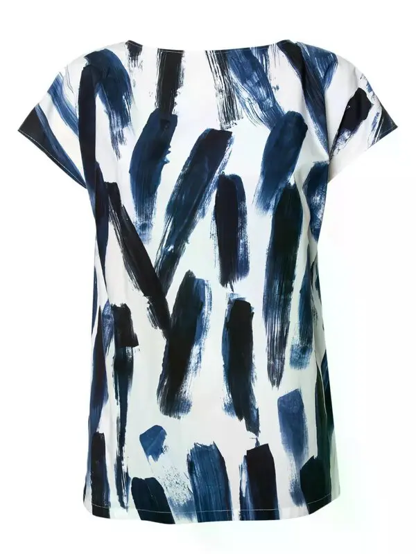 Dolce & Gabbana Brushstroke-print Top - Blue