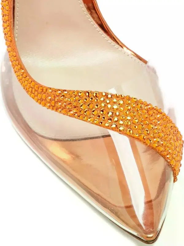 GIANVITO ROSSI 105mm Hortensia Pumps - Orange
