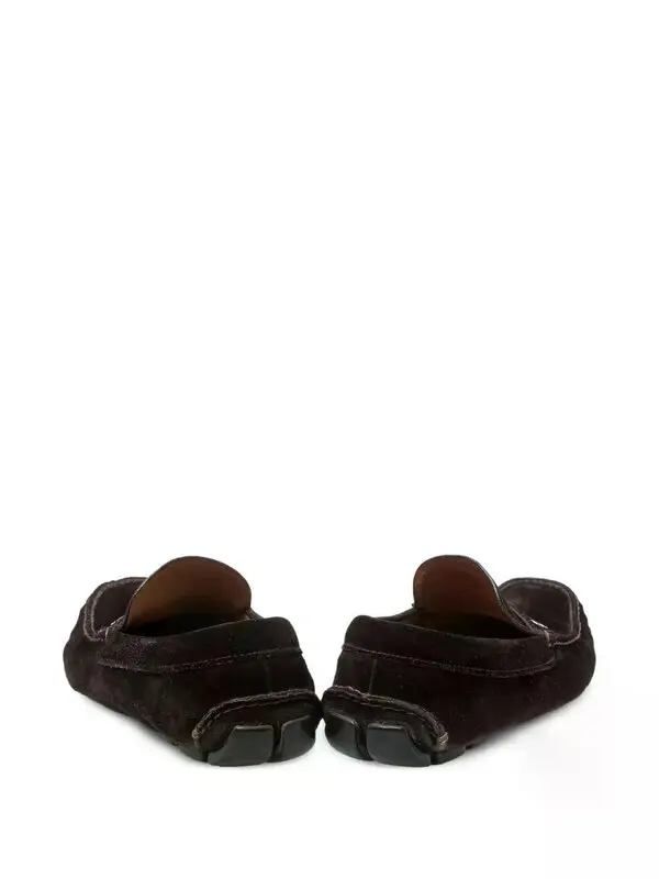 Prada Suede Loafers - Brown