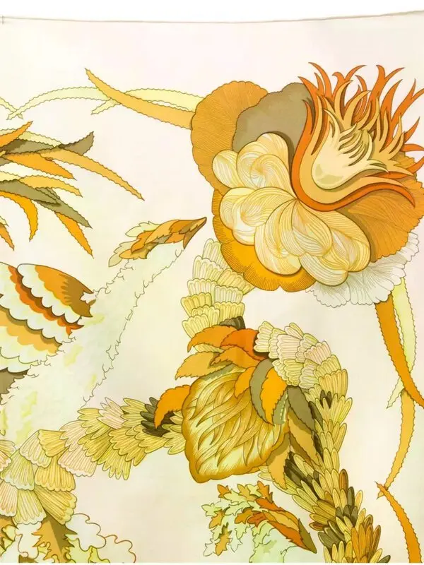 Hermès 1971 Tahiti Scarf - Neutrals