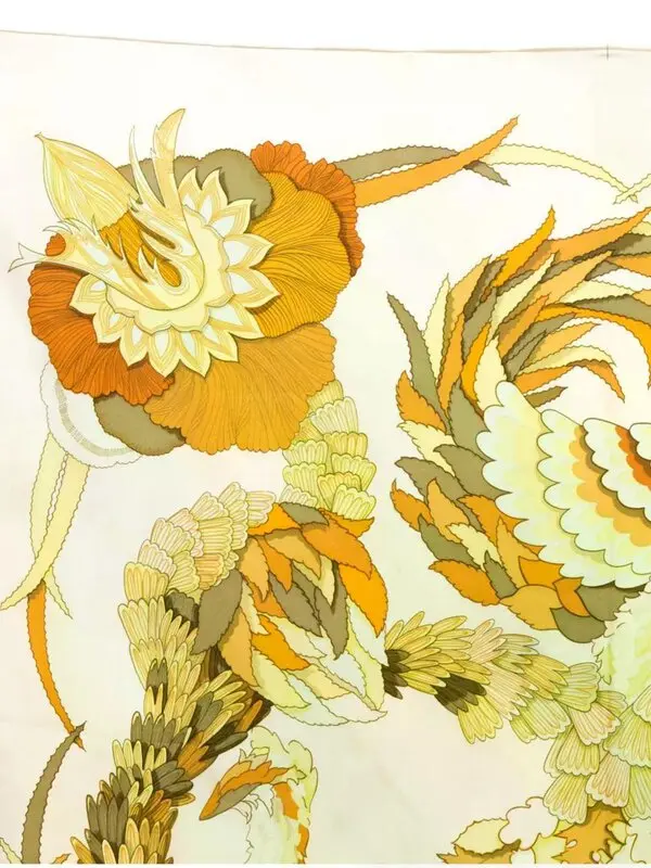 Hermès 1971 Tahiti Scarf - Neutrals