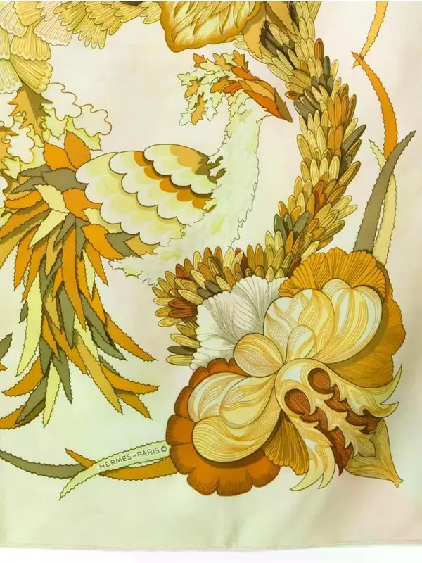 Hermès 1971 Tahiti Scarf - Neutrals