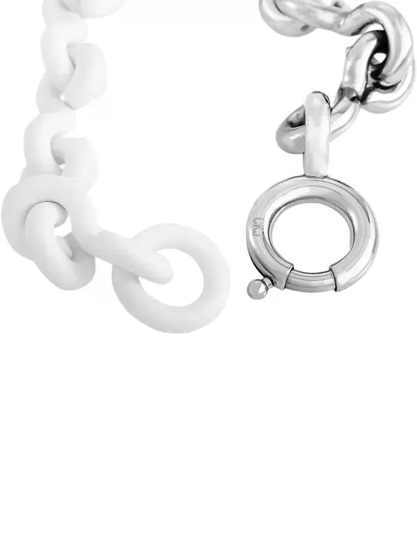 Calvin Klein Matte-finish Chain-link Bracelet - Silver