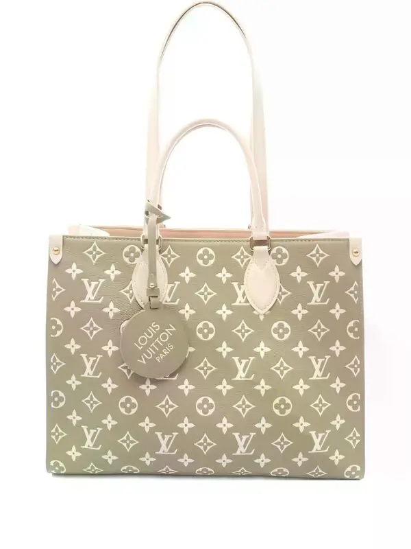 LOUIS VUITTON 2010s Onthego Mm Monogram Leather Tote Bag