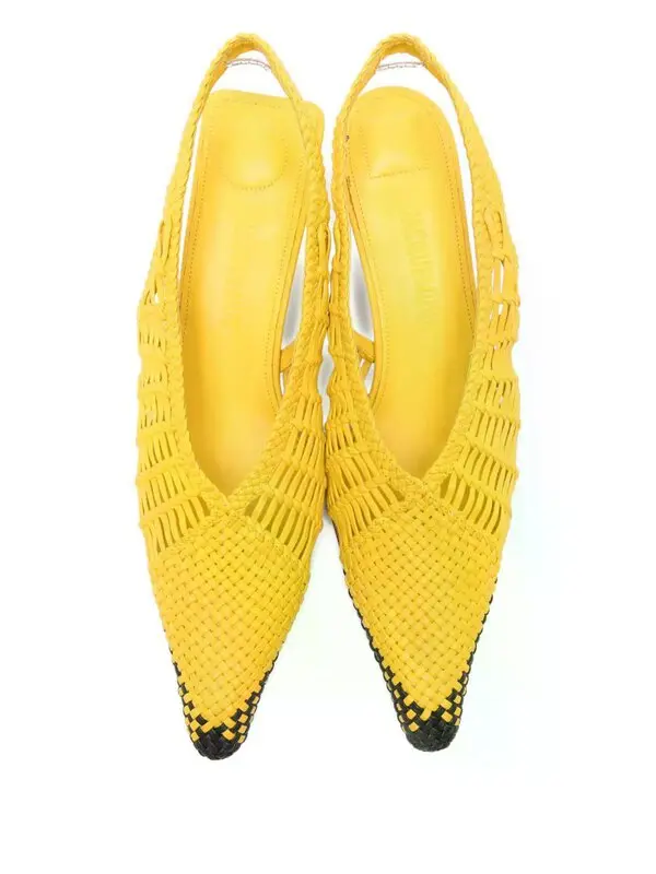 Jacquemus Les Cubisto Banane Slingback Pumps