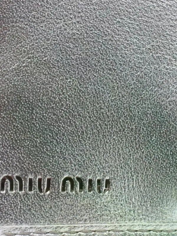 Miu Miu 2010-2025 Metallic Matelasse Wallet Small Wallets - Silver