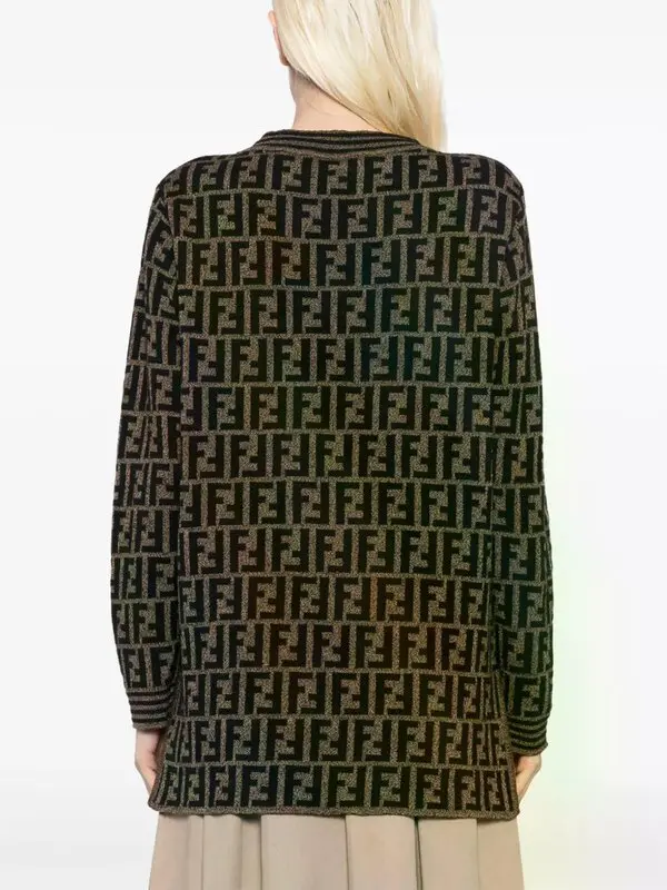 Fendi 1990-2000s Monogram Knit Top