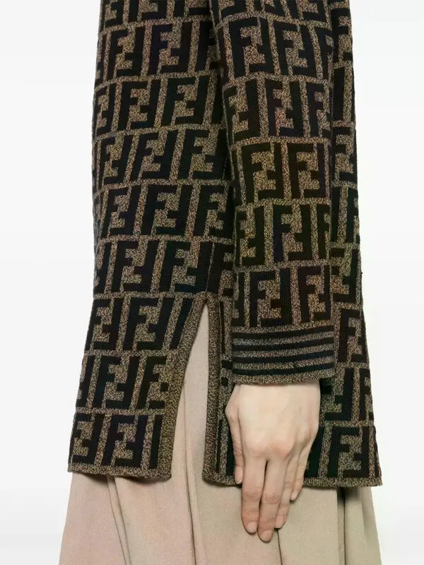 Fendi 1990-2000s Monogram Knit Top