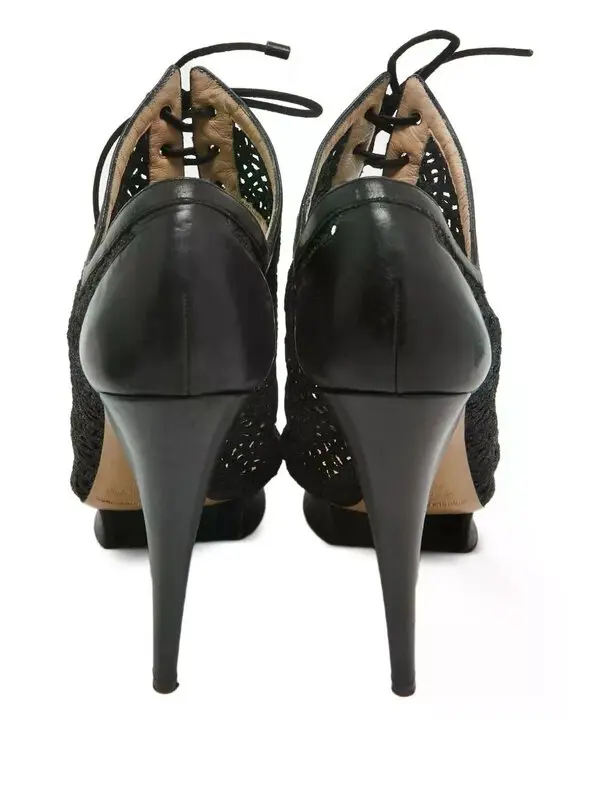 NICHOLAS KIRKWOOD 130mm Lace Platform Booties