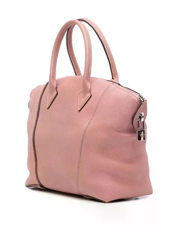 LOUIS VUITTON Taurillon Soft Lockit Mm Satchel - Pink