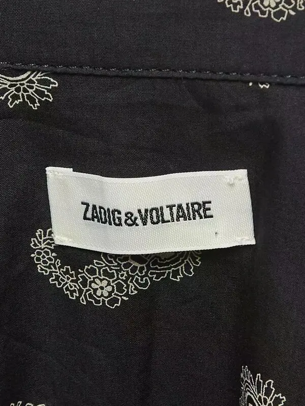 Zadig&Voltaire Tamara Paisley Print Shirt - Black