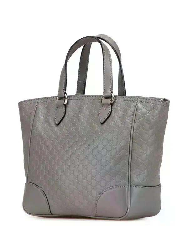 Gucci Small Micro Guccissima Bree Satchel - Grey
