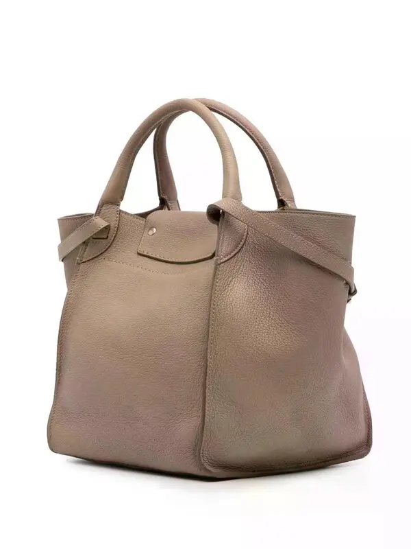 Celine 2018 Small Grained Calfskin Big Bag Satchel - Brown