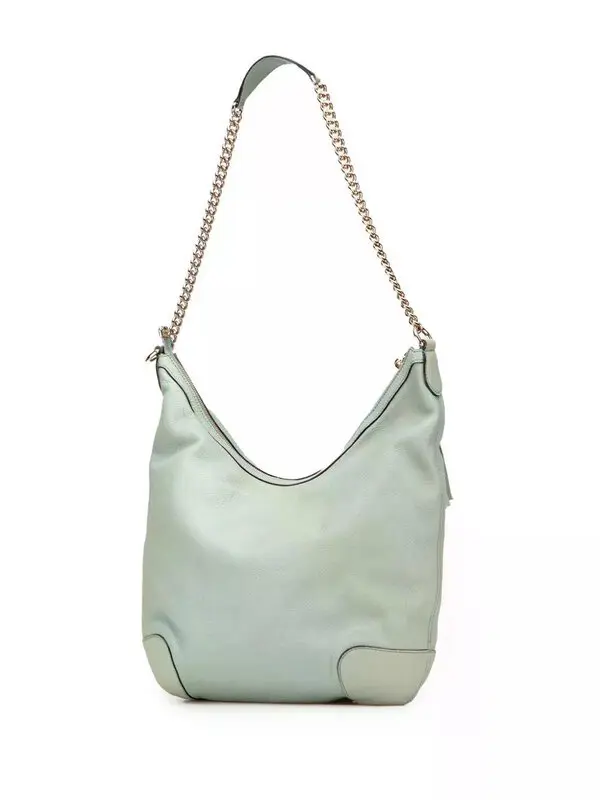 Gucci Leather Soho Chain Shoulder Bag - Blue