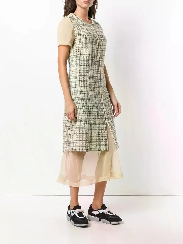 Comme Des Garçons 1997 Deconstructed Plaid Dress