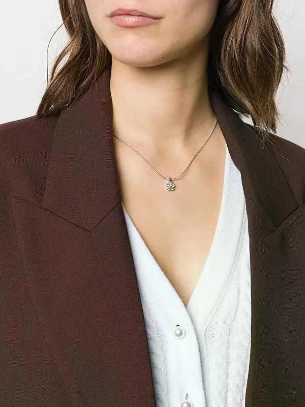 Nina Ricci 1990s Flower Necklace