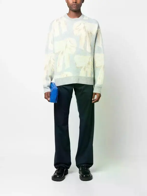 Versace 2000s High-waisted Straight-leg Chinos