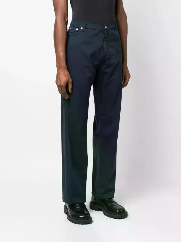 Versace 2000s High-waisted Straight-leg Chinos