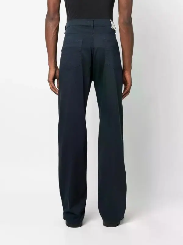 Versace 2000s High-waisted Straight-leg Chinos
