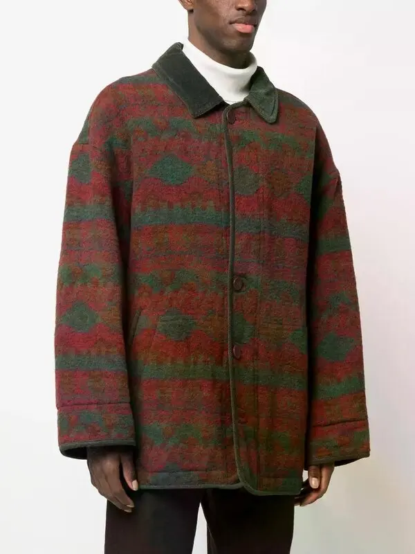Missoni 1980s Argyle Wool Coat