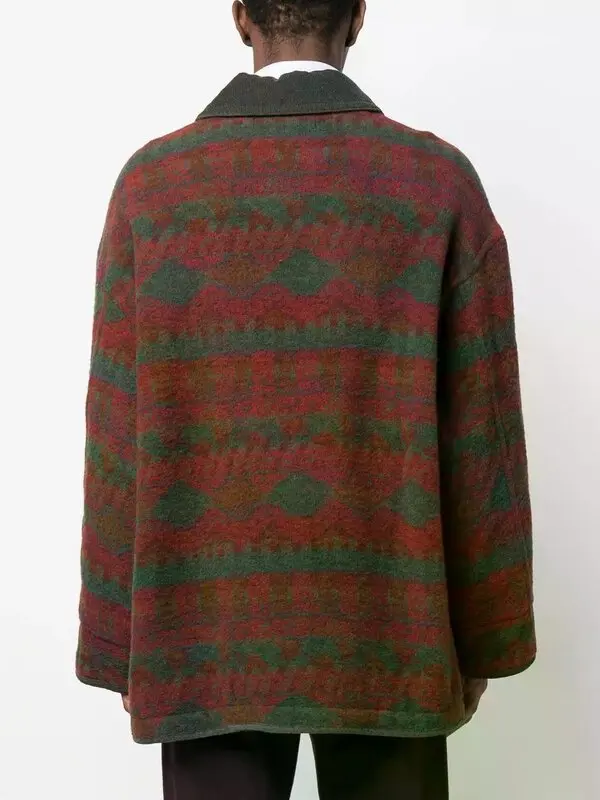 Missoni 1980s Argyle Wool Coat