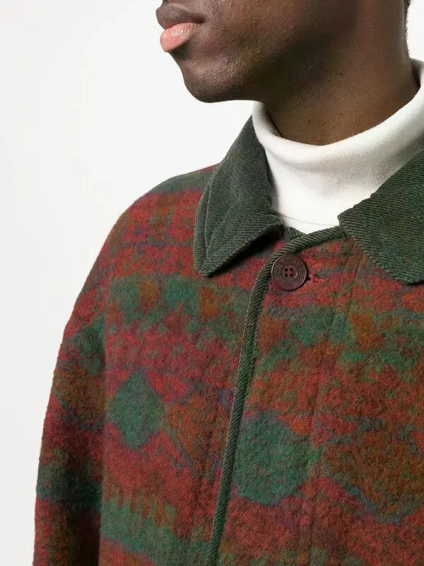 Missoni 1980s Argyle Wool Coat