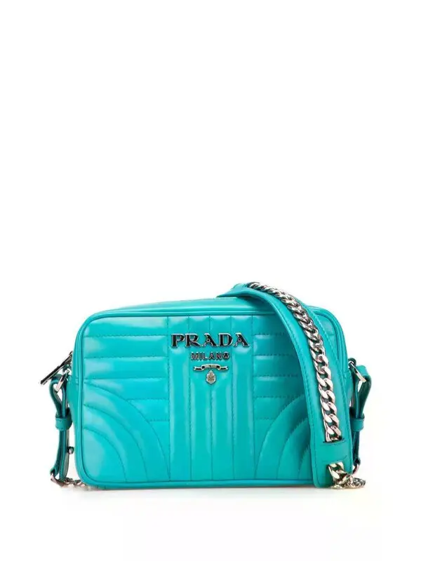 Prada Soft Calf Diagramme Camera Crossbody Bag