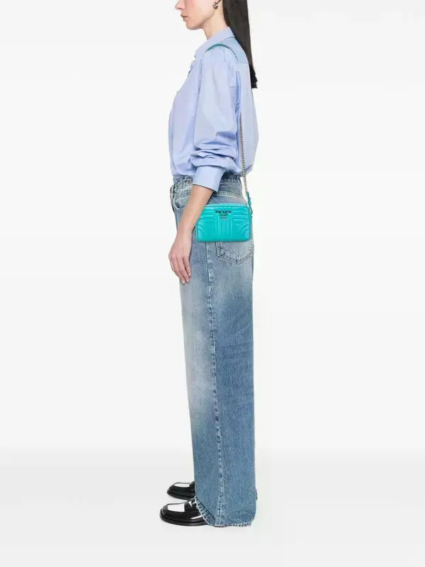 Prada Soft Calf Diagramme Camera Crossbody Bag