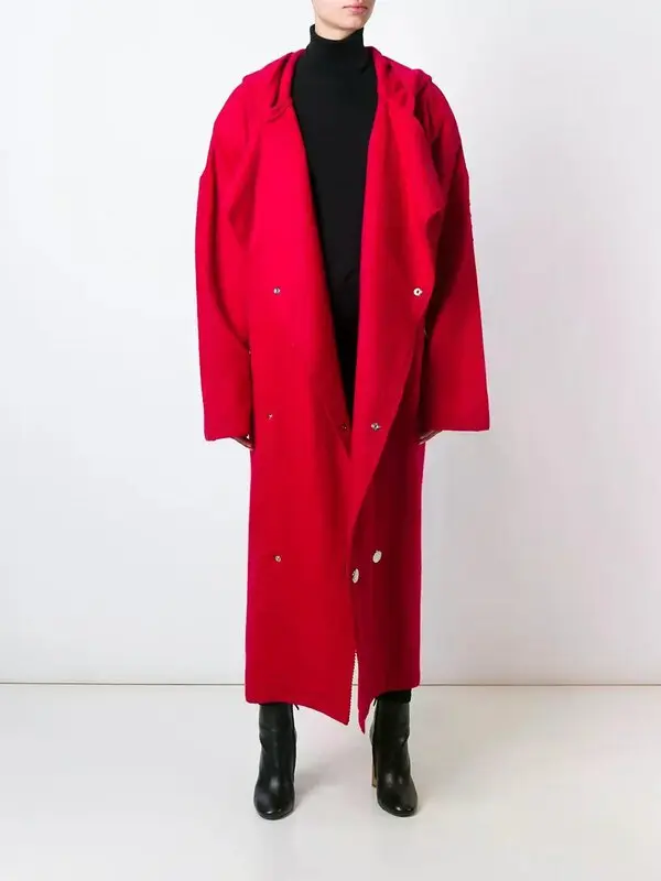 JC DE CASTELBAJAC Hooded Oversized Coat