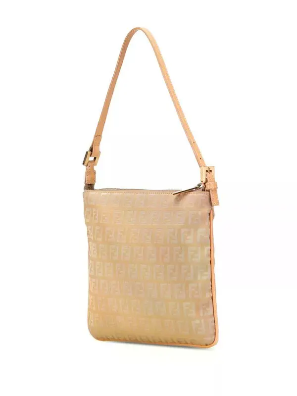 Fendi Zucchino Canvas Shoulder Bag
