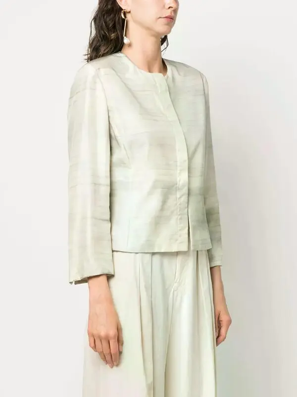 Giorgio Armani 2000s Round-neck Jacket