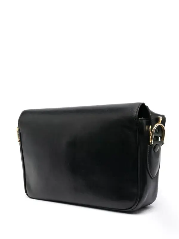 Celine 1970s Horsebit-detailed Leather Shoulder Bag