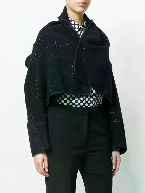 Comme Des Garçons Cropped Cape Jacket