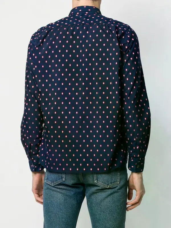Comme Des Garçons Geometric Embroidery Shirt