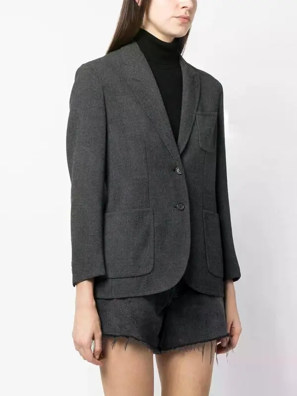 Prada 2000s Single-breasted Wool Blazer