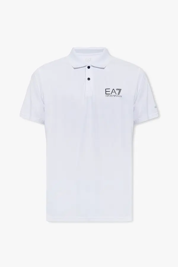 Emporio Armani Polo Shirt With Logo - White