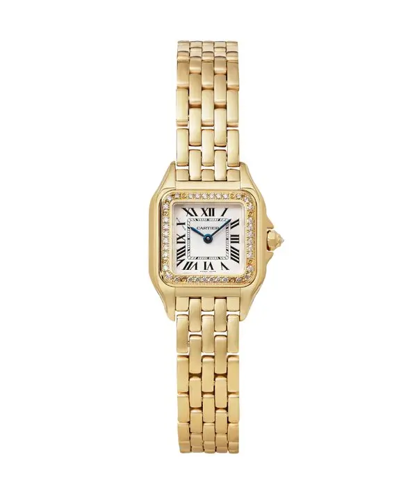 CARTIER Panthère De 23mm 18-karat And Diamond Watch - Gold
