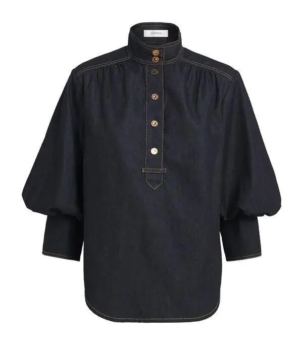 Zimmermann Denim Billow Shirt