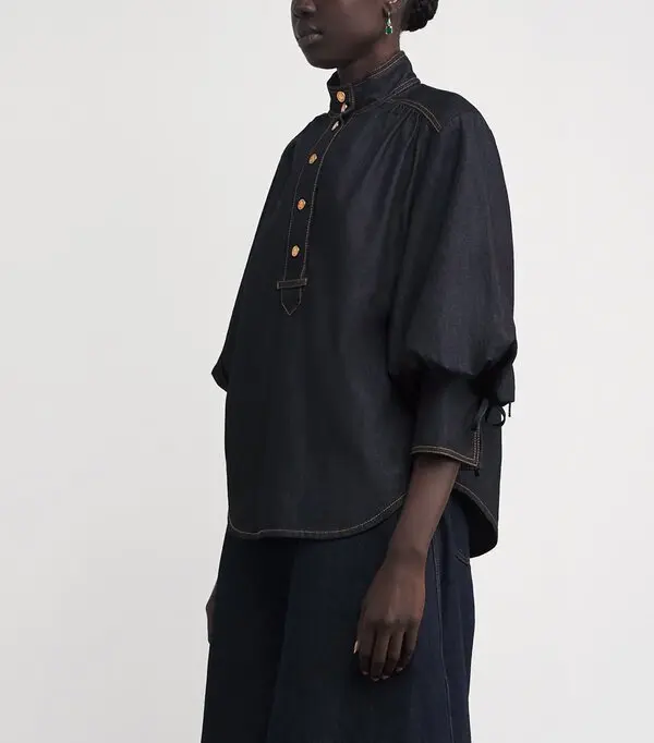 Zimmermann Denim Billow Shirt