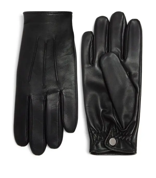 Sandro Lambskin Gloves - Black