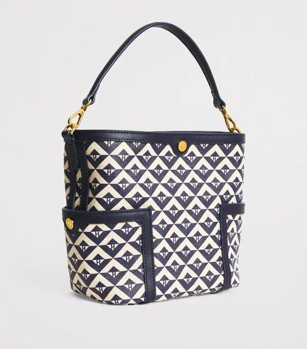 Harrods Geometric Bucket Bag