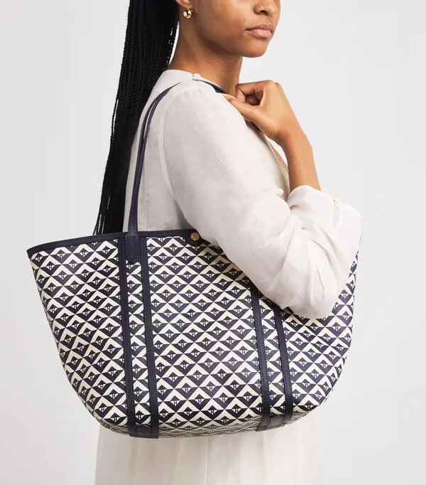Harrods Geometric Print Tote Bag