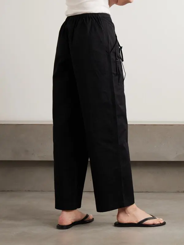 DEIJI STUDIOS Dyeji Studios Adjustable Pocket Cotton-twill Pants