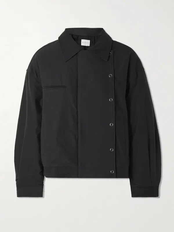 DEIJI STUDIOS Padded Lapel Tencel™ Lyocell And Cotton-blend Jacket