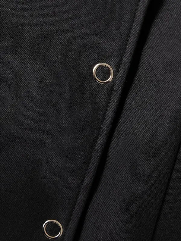 DEIJI STUDIOS Padded Lapel Tencel™ Lyocell And Cotton-blend Jacket