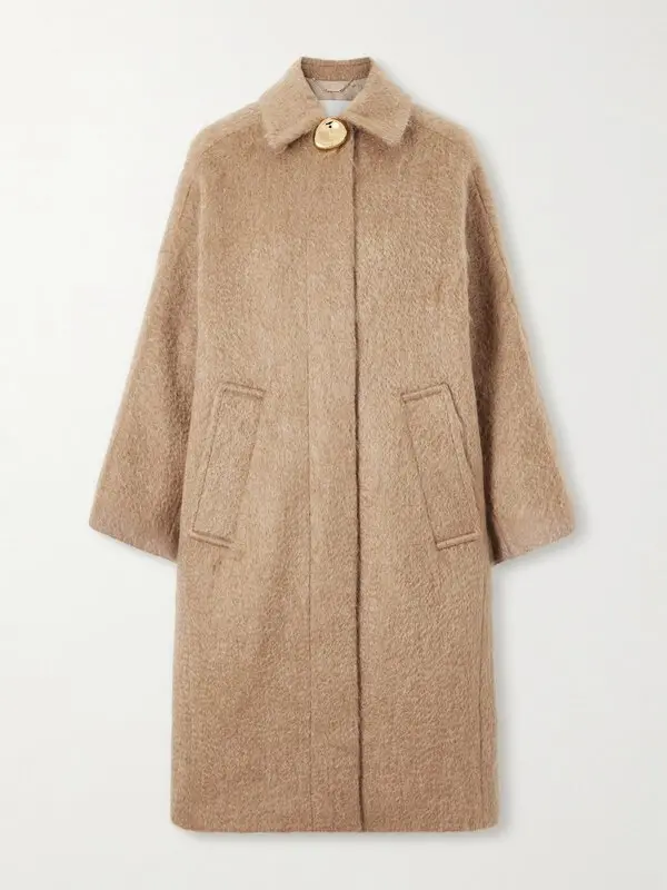 JOSEPH Alger Brushed Wool And Mohair-blend Coat